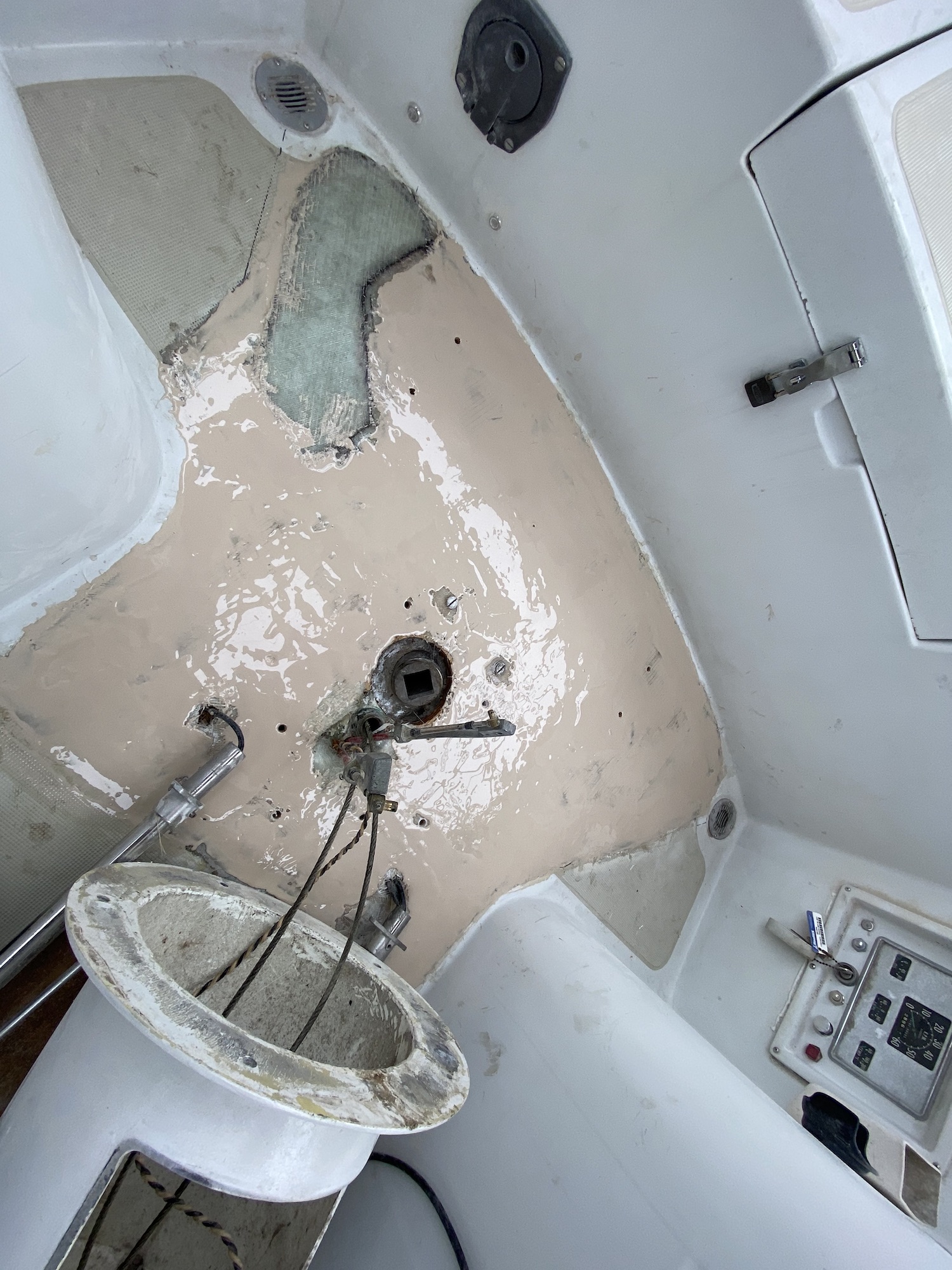 How we Re-Cored our Cockpit - Gerbers UnderWay