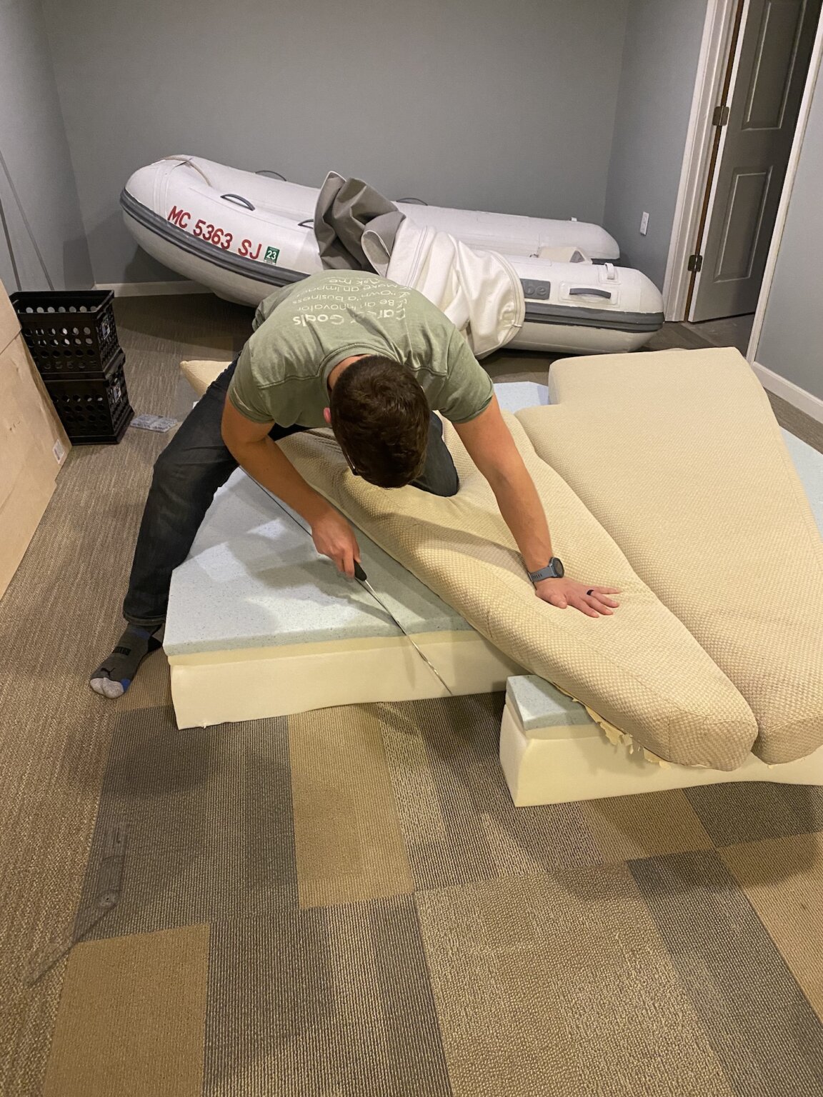 DIY Boat V-berth Mattress: Step by step guide - Gerbers UnderWay